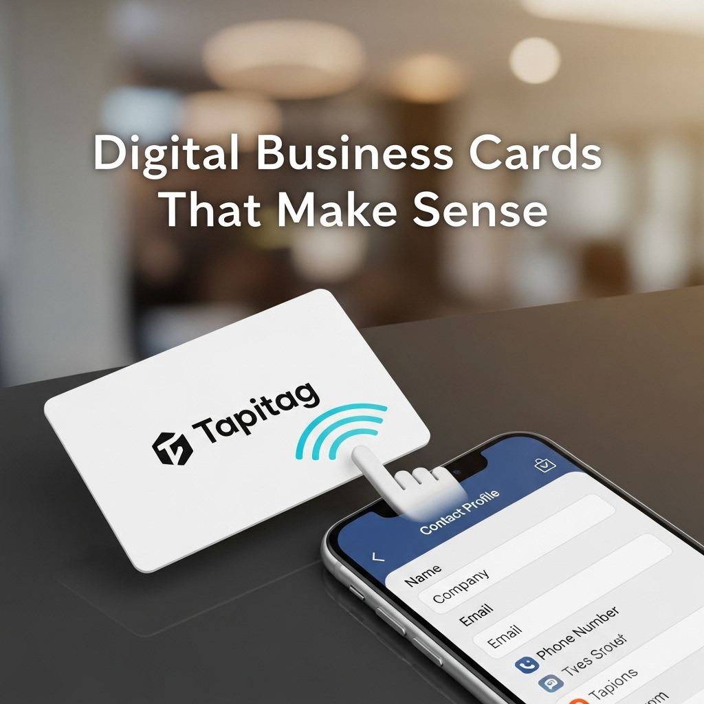 Digital Business Cards That Make Sense – TAPiTAG