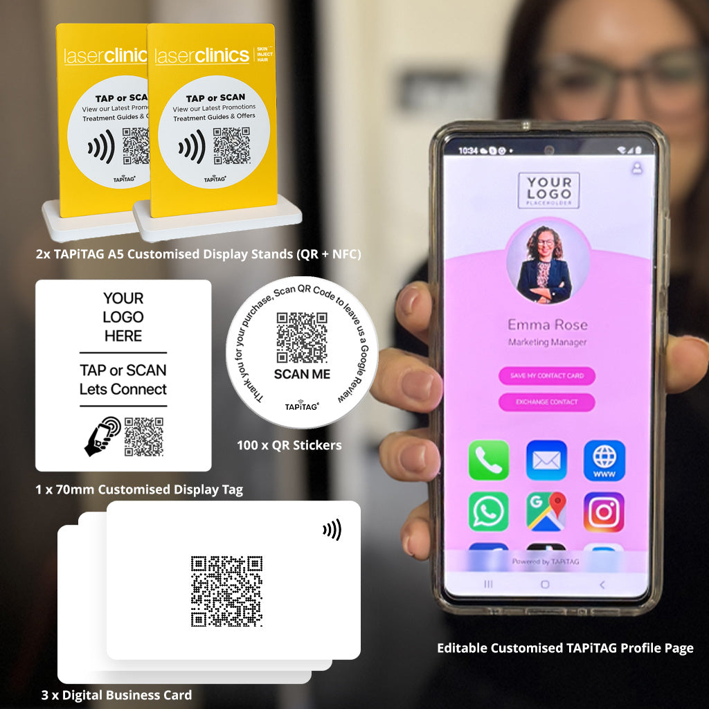 Bundle Packs | Digital Business Cards & NFC Kits – TAPiTAG