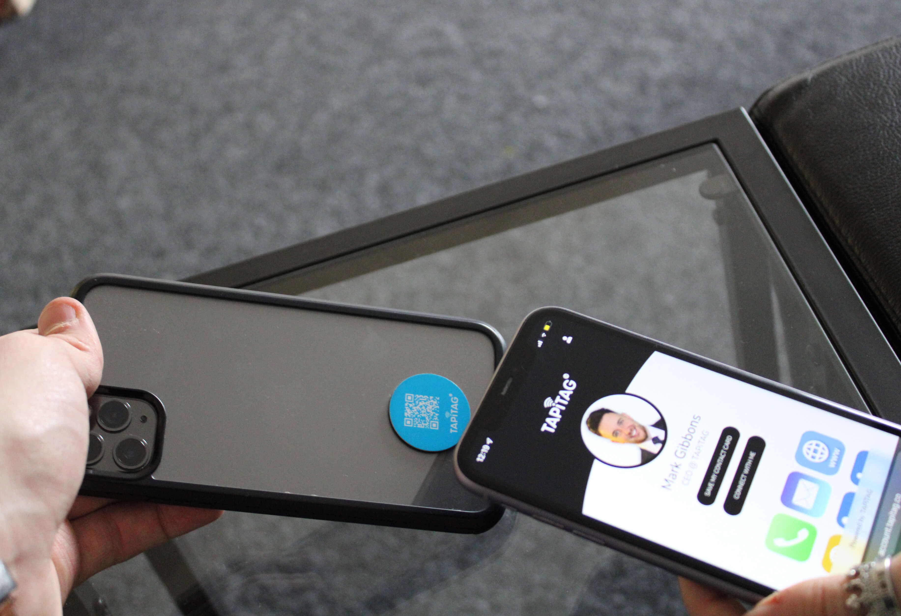 TAPiTAG Digital Business Card Phone Tags | NFC TAP & QR Code