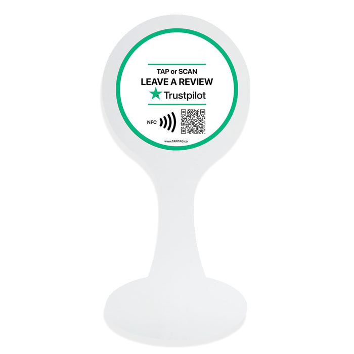 Display Stand | Trustpilot Review NFC Tag | Lollipop Design – TAPiTAG