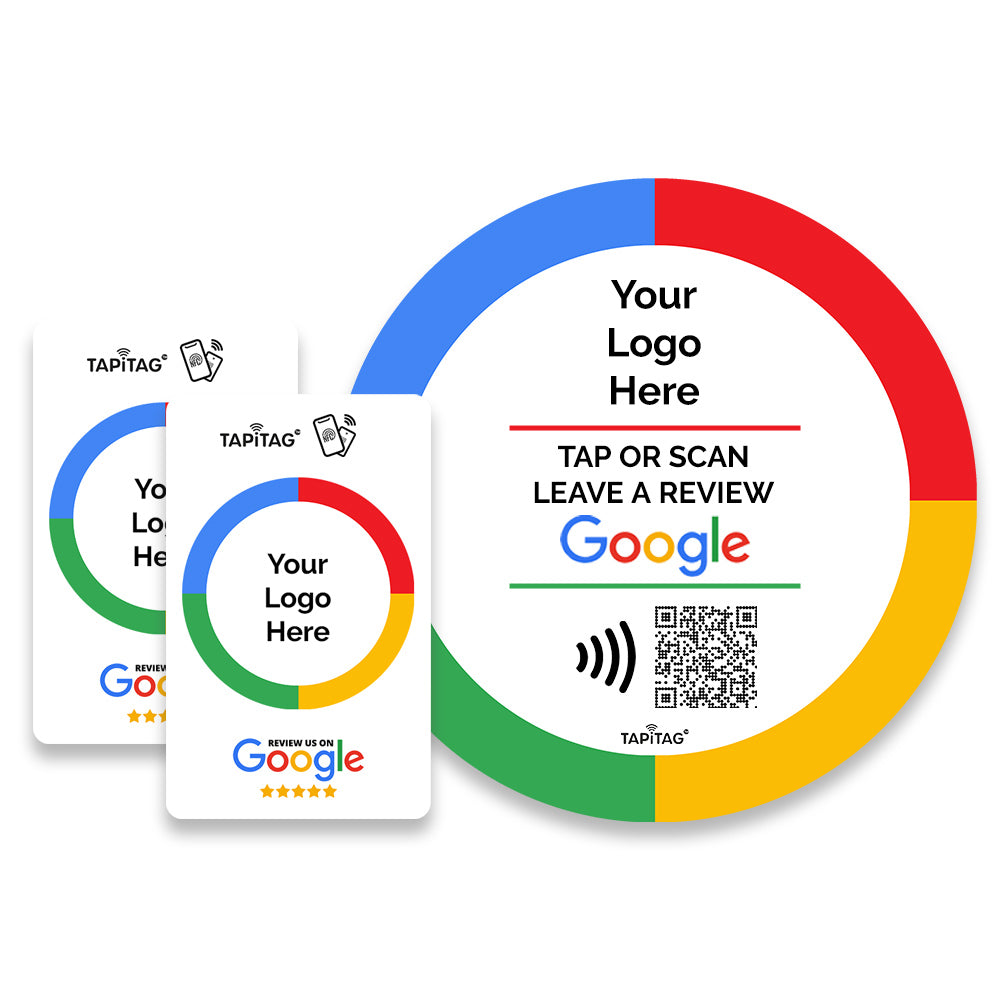 NFC QR Review Cards for Hotels – Bamboo Tap Cards & Table Tags (2 Cards ...