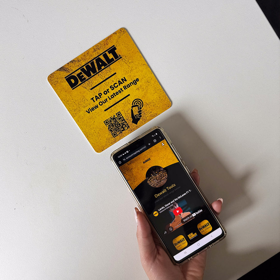 Table NFC Tags for Businesses | Tap to Connect | 3M Adhesive Tags – TAPiTAG