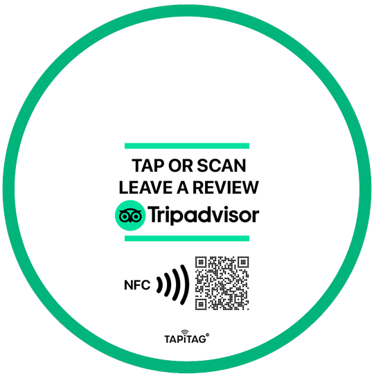 TripAdvisor Review NFC TAG | Increase your reviews – TAPiTAG
